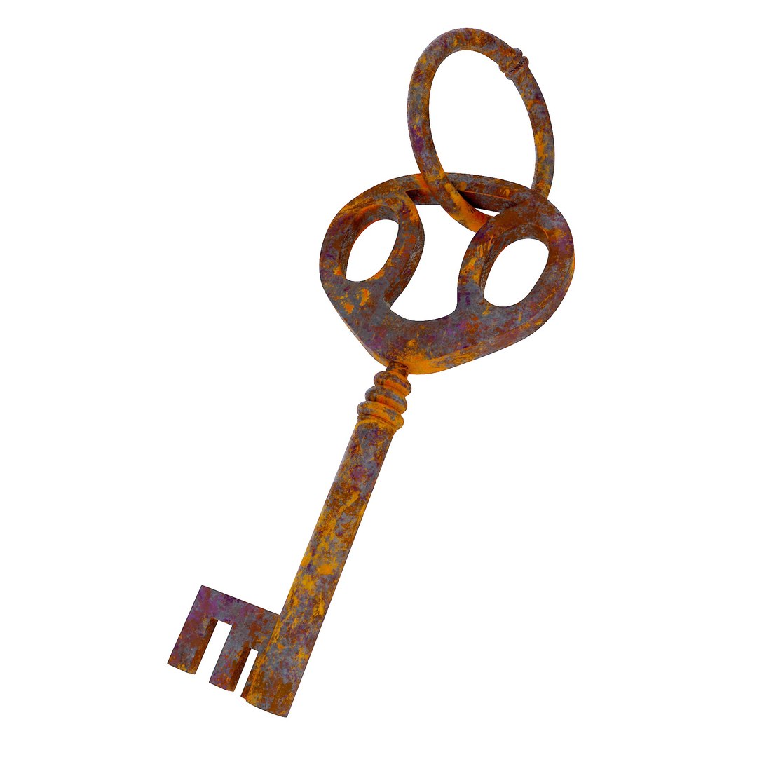 Old Rusty Key 3D Model - TurboSquid 1983273