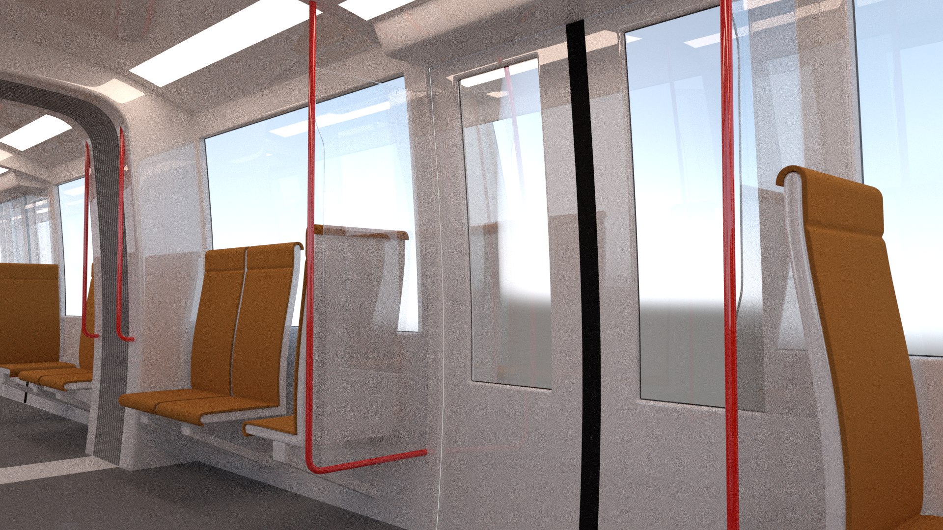 3D Model Train Interior - TurboSquid 1891736