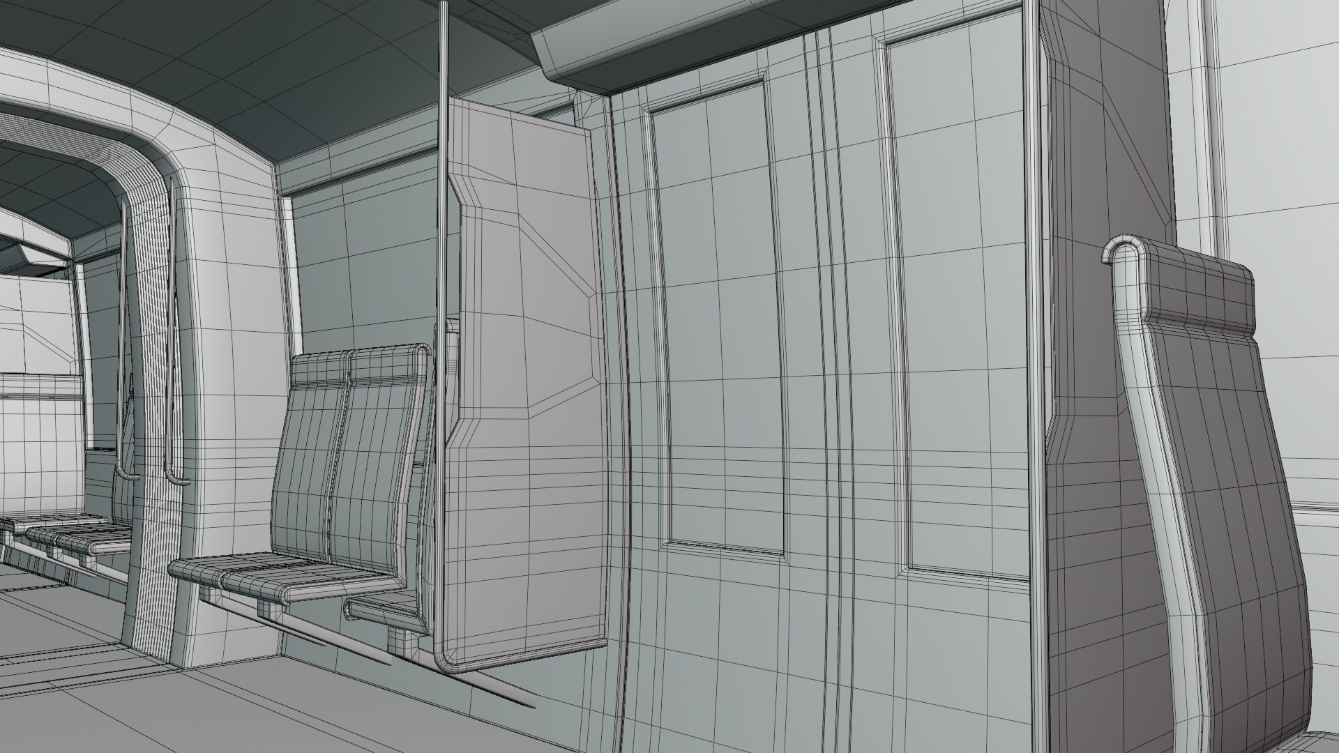 3D Model Train Interior - TurboSquid 1891736