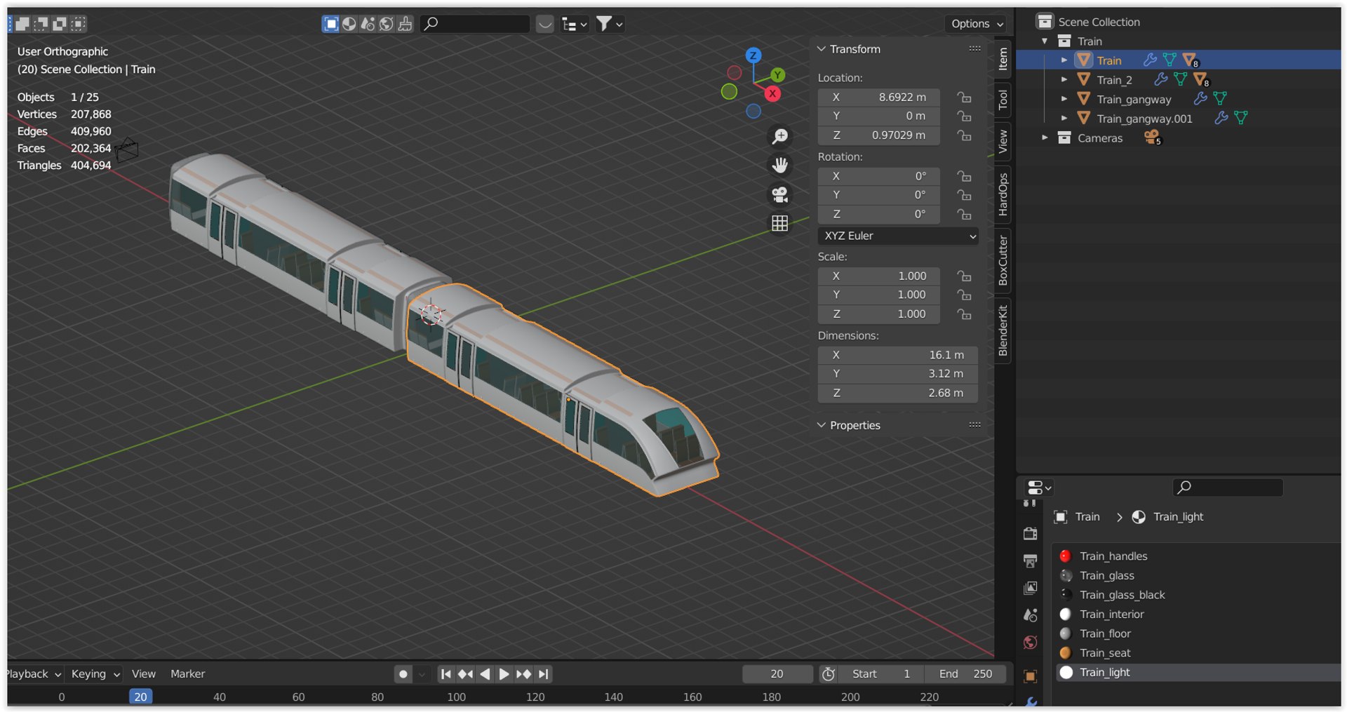 3D Model Train Interior - TurboSquid 1891736