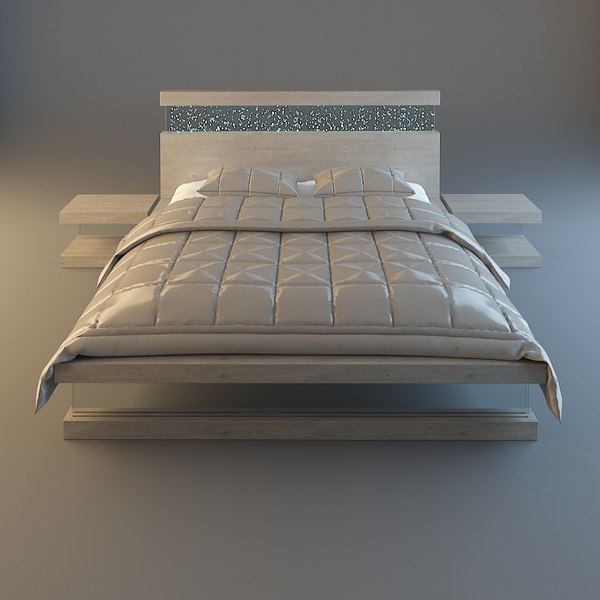 3D 3ds Max Bed