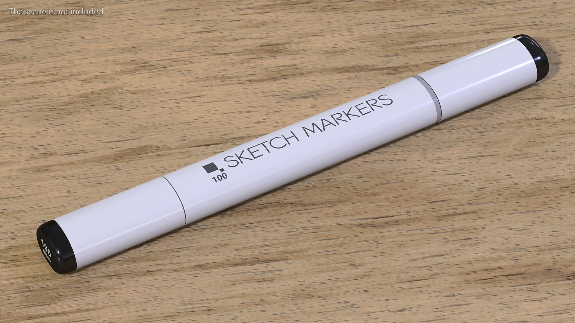 Generic Sketch Marker Black 3D Model - TurboSquid 1875596