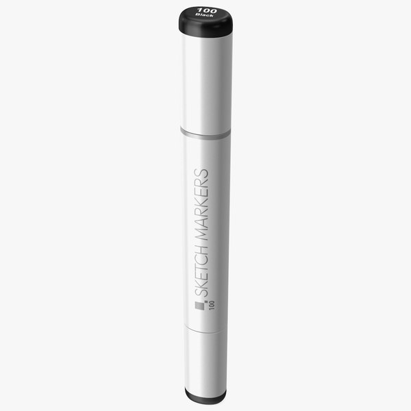 Generic Sketch Marker Black 3D model - TurboSquid 1875596
