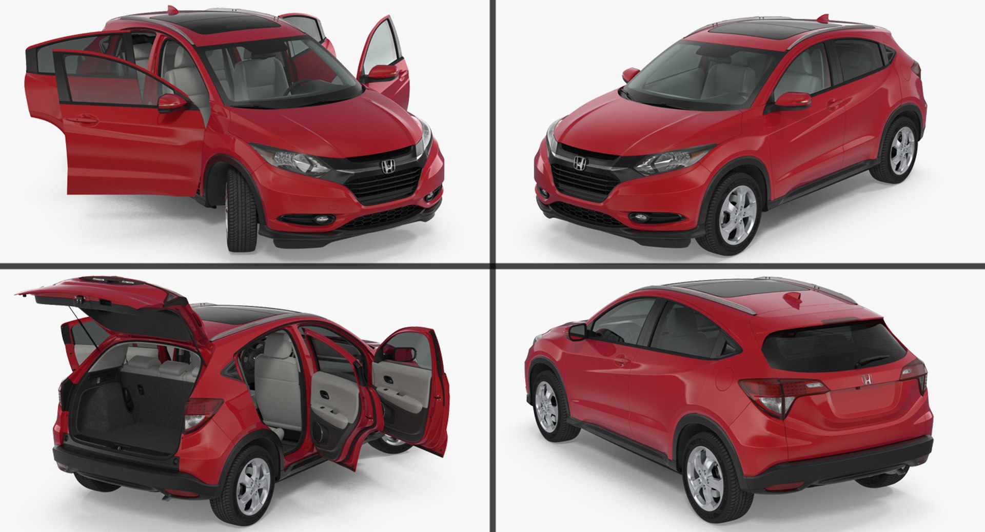 Compact Suv Honda Hr-v 3d Fbx