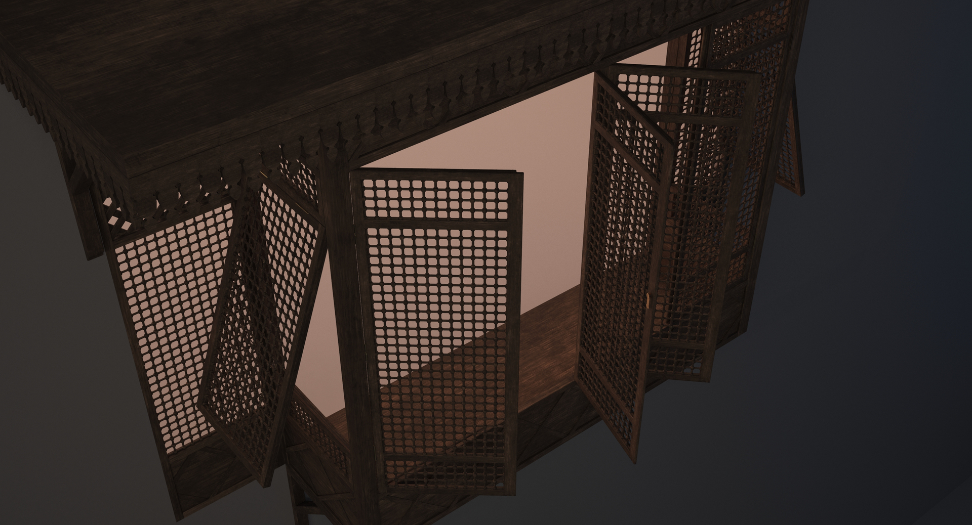 Arabian window mashrabia 3D model - TurboSquid 1539858