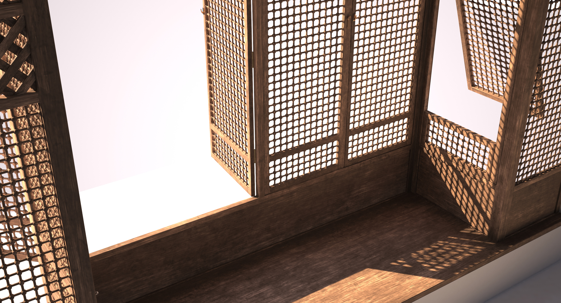 Arabian window mashrabia 3D model - TurboSquid 1539858