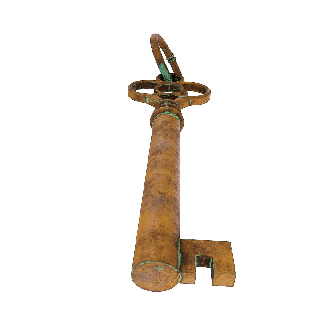 3D Rusty Skeleton Key Model - TurboSquid 1977280