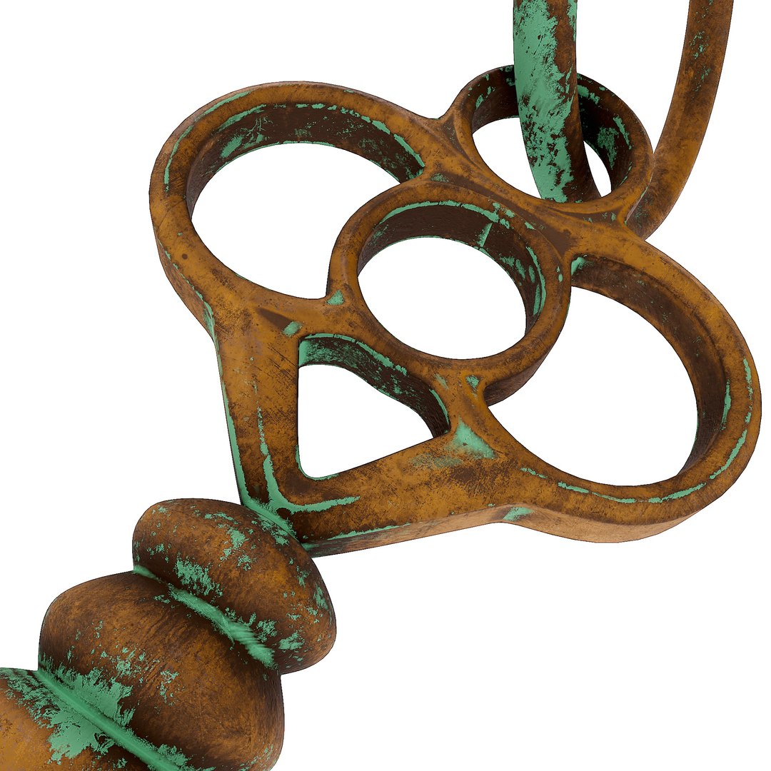 3D Rusty Skeleton Key Model - TurboSquid 1977280