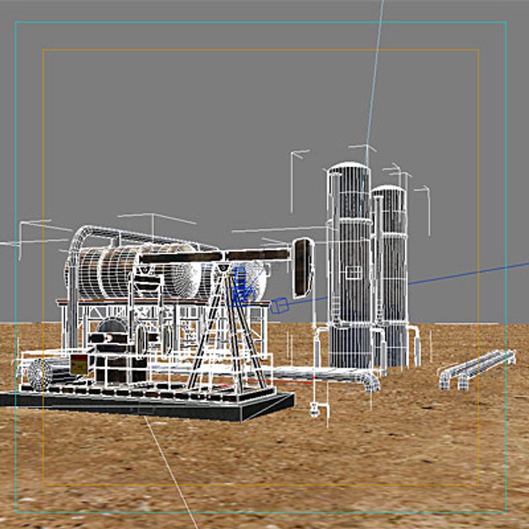 Oilfield Equipment 3d 3ds