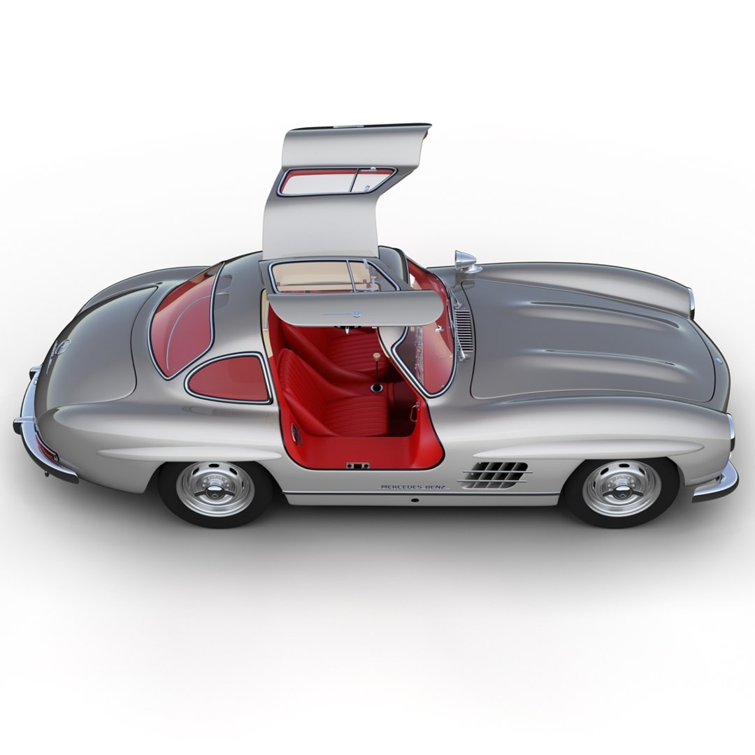 3d Model Mercedes-benz 300sl