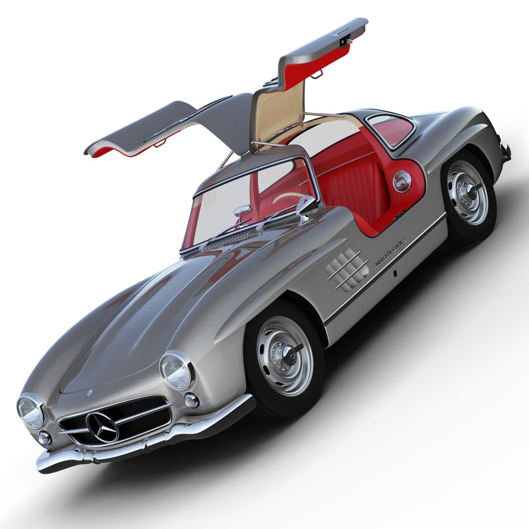 3d Model Mercedes-benz 300sl