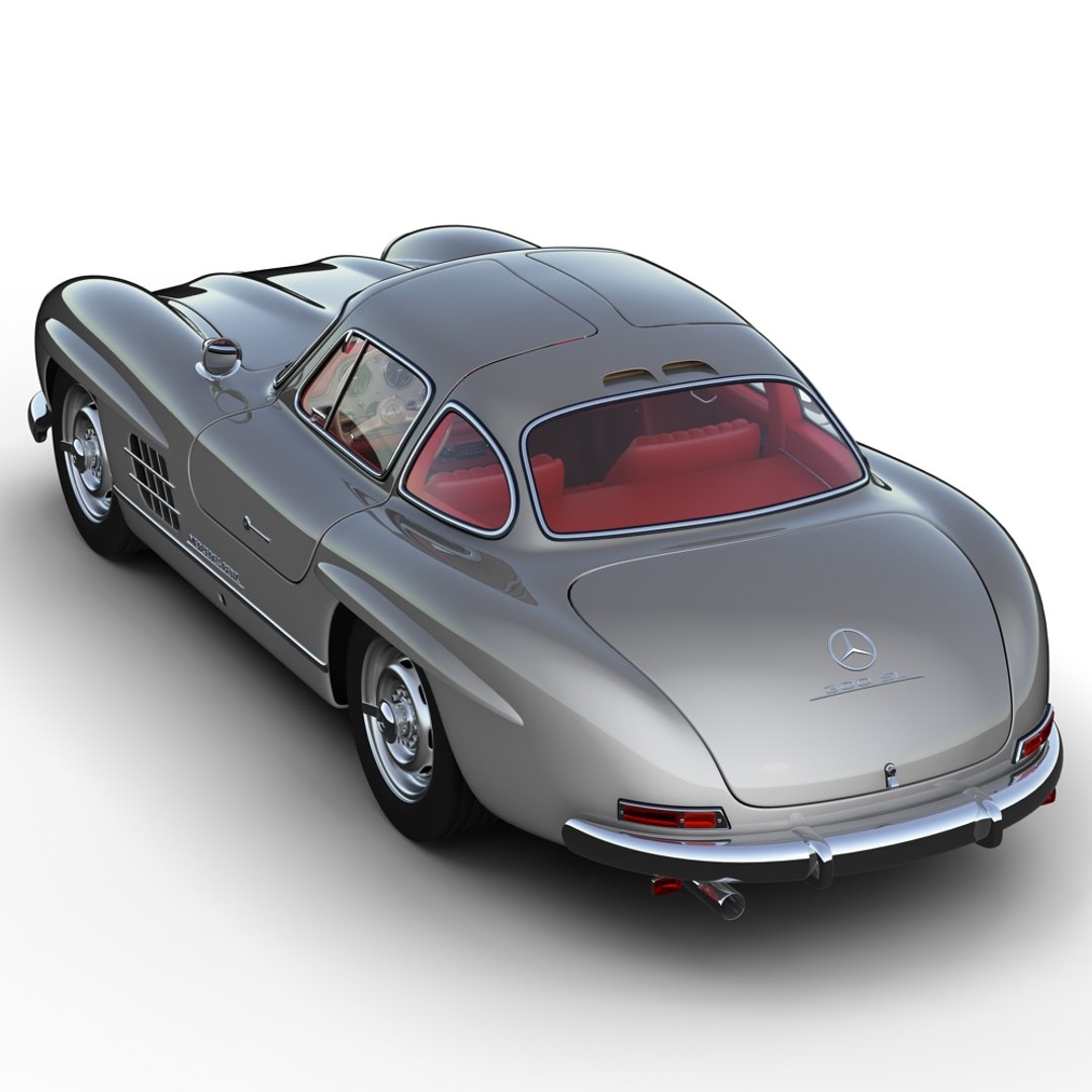 3d Model Mercedes-benz 300sl