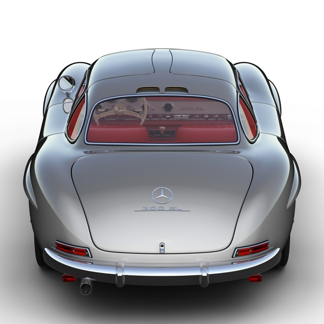 3d Model Mercedes-benz 300sl