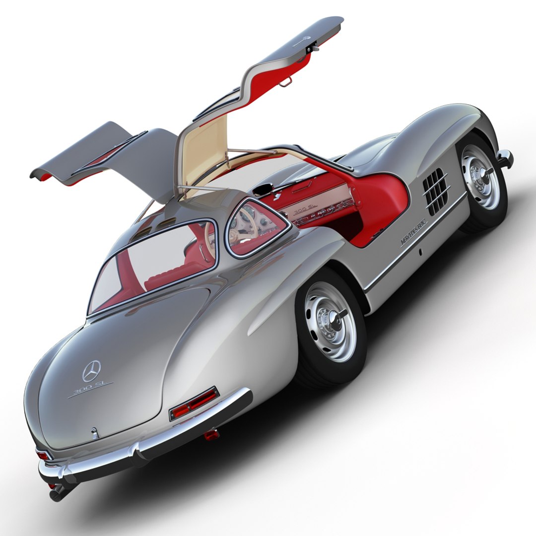 3d Model Mercedes-benz 300sl