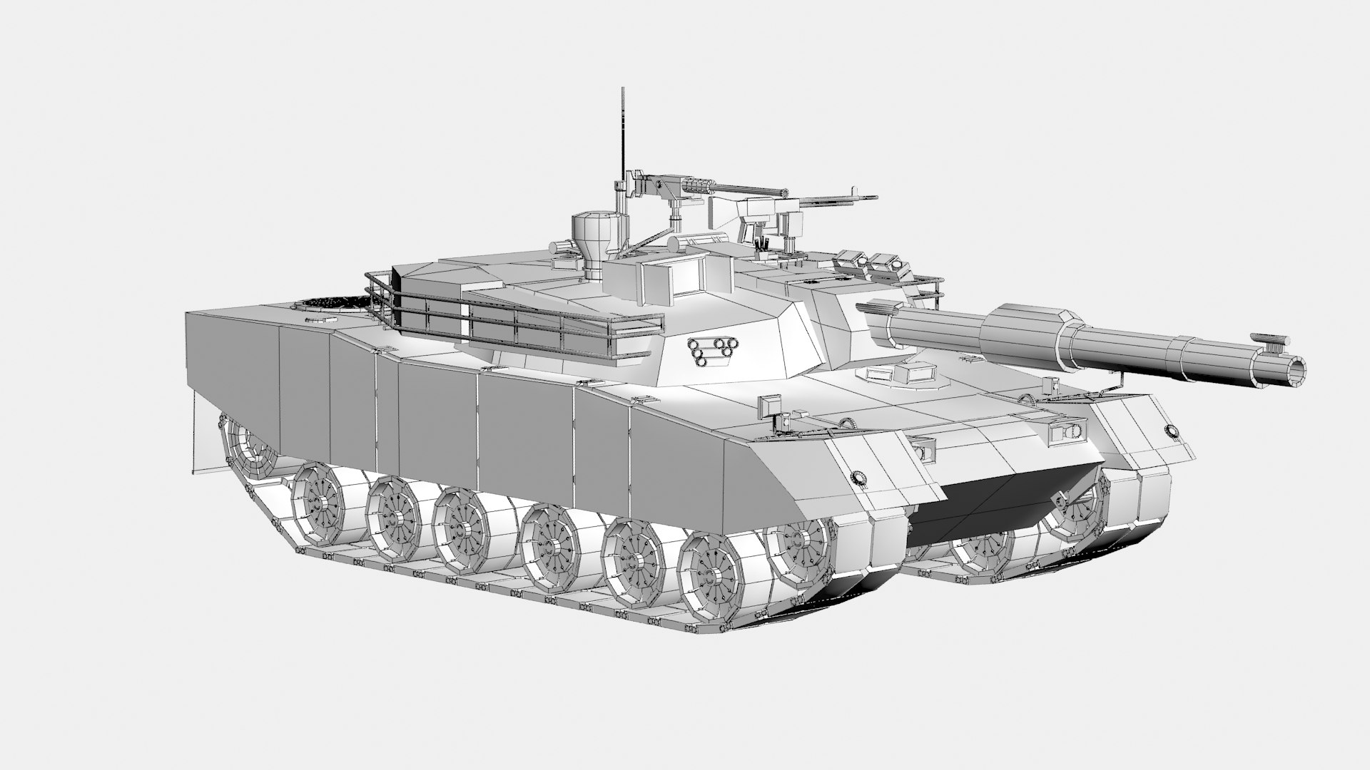 K1A1 South Korean Main Battle Tank Model - TurboSquid 2382653