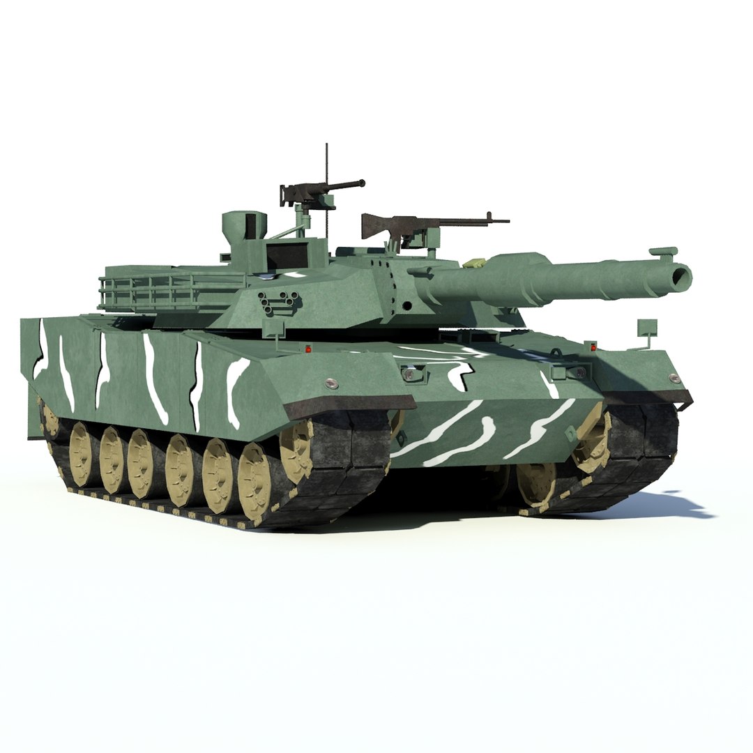 K1A1 South Korean Main Battle Tank Model - TurboSquid 2382653