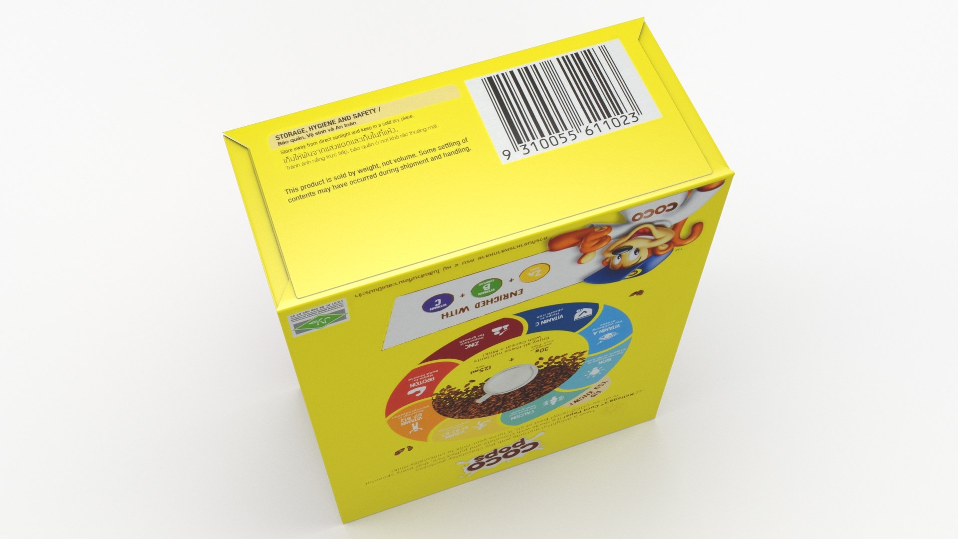 3D Kelloggs Coco Pops 25g - TurboSquid 1772483