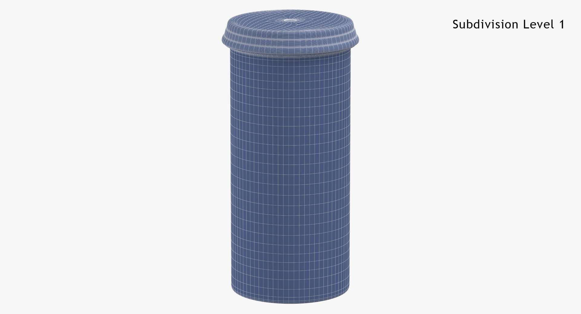 Pill Pod Vial 12dram 44ml Full 3D - TurboSquid 2049685