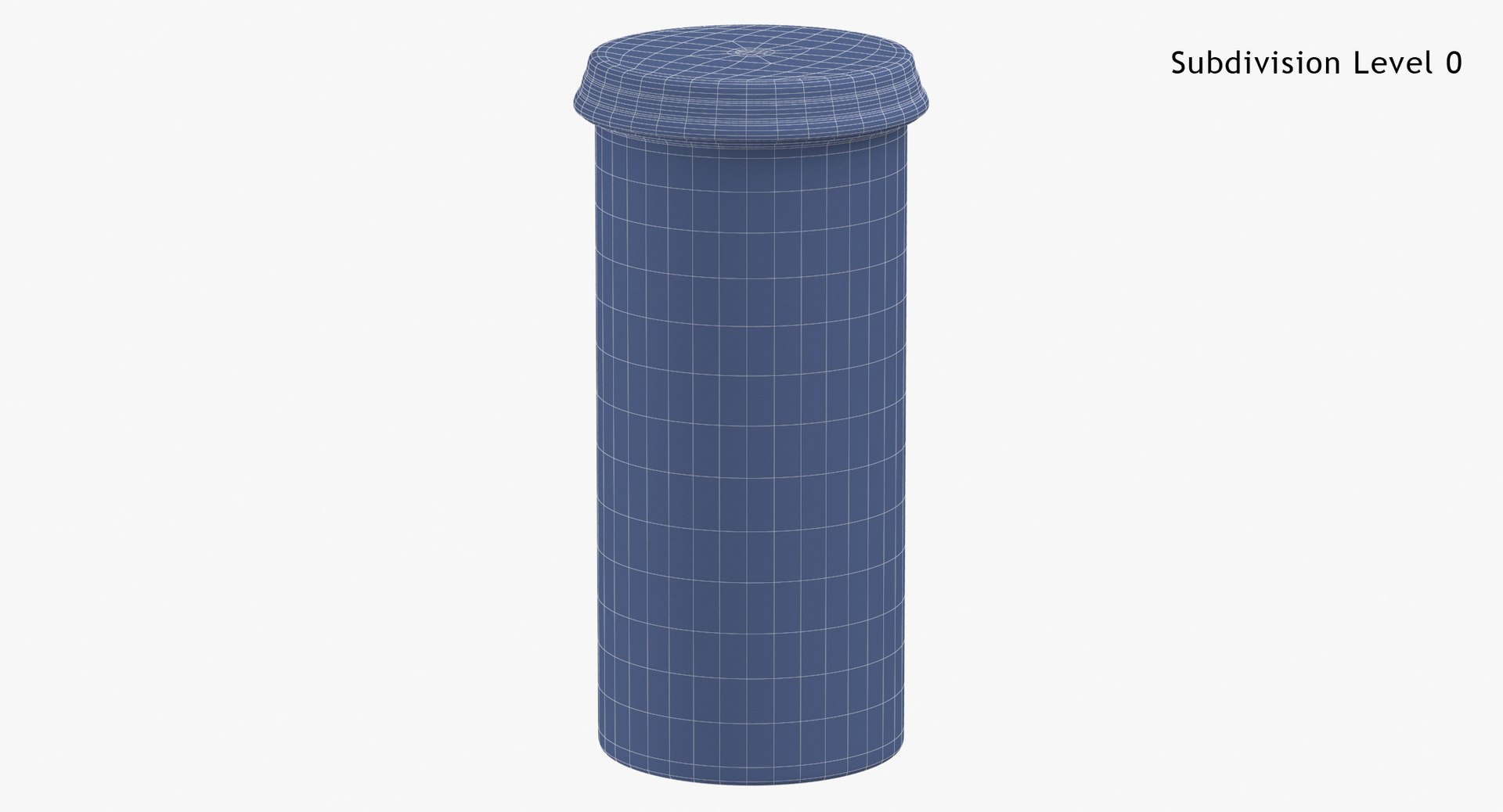 Pill Pod Vial 12dram 44ml Full 3D - TurboSquid 2049685