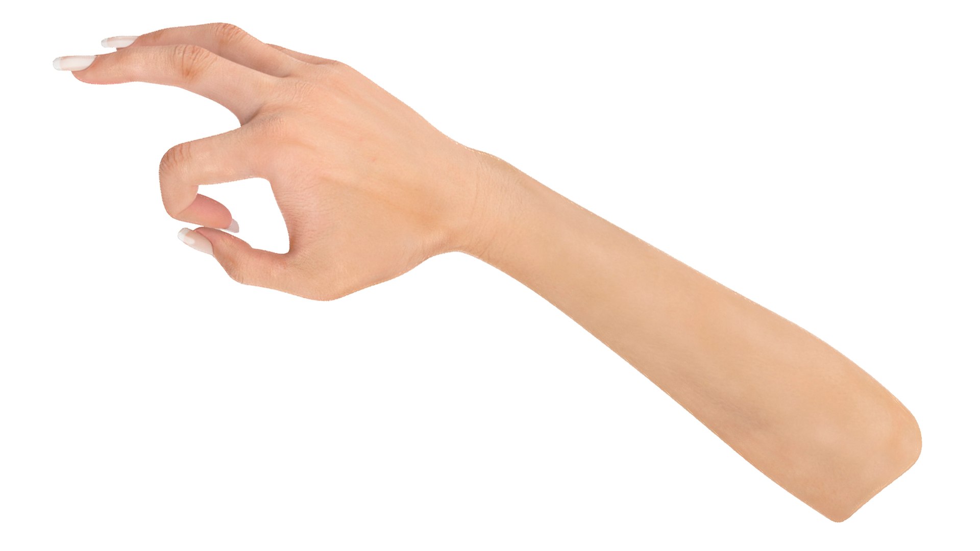 3D Olive Skin Female Hand OK Pose - TurboSquid 2193847
