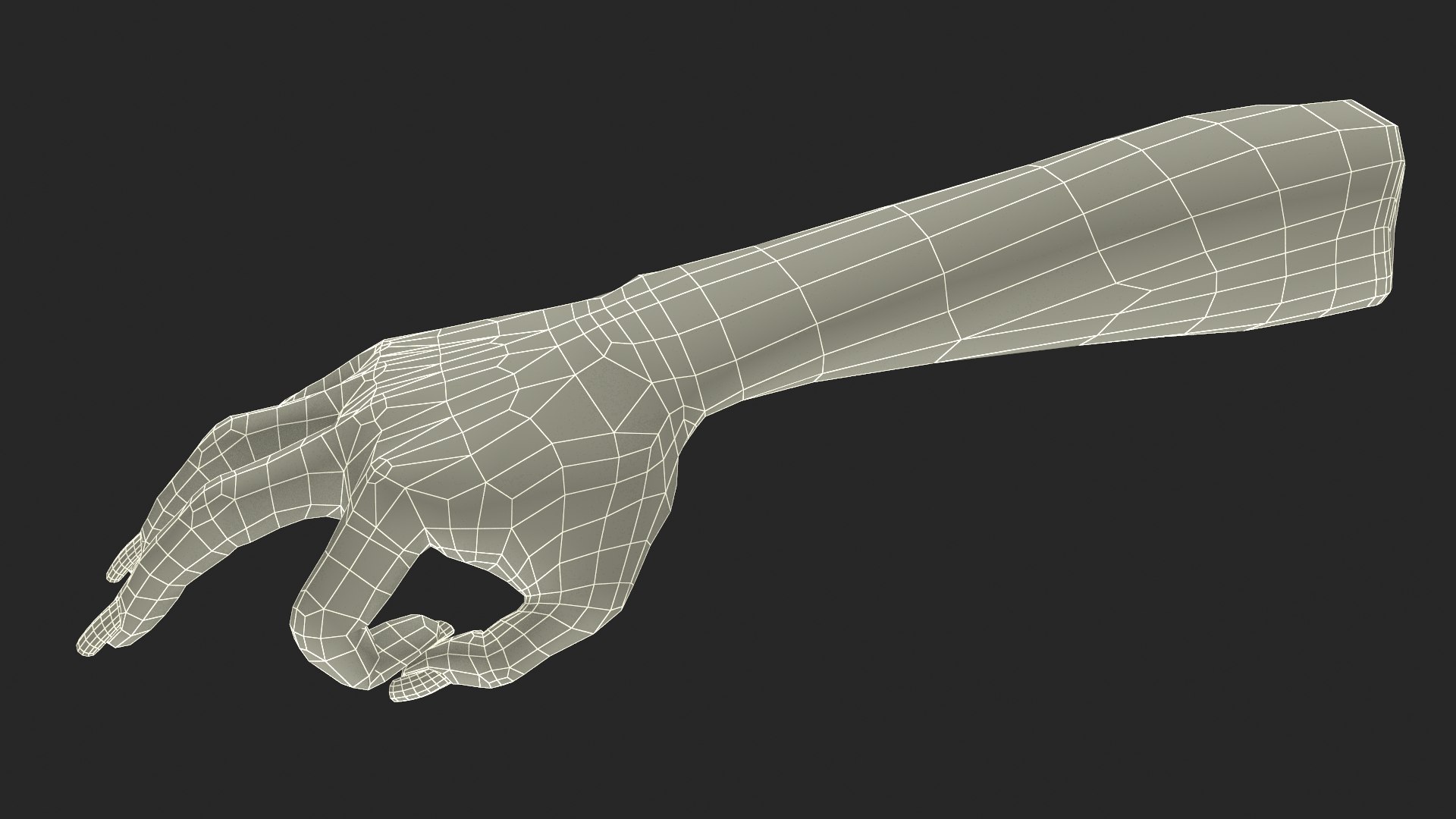 3D Olive Skin Female Hand OK Pose - TurboSquid 2193847