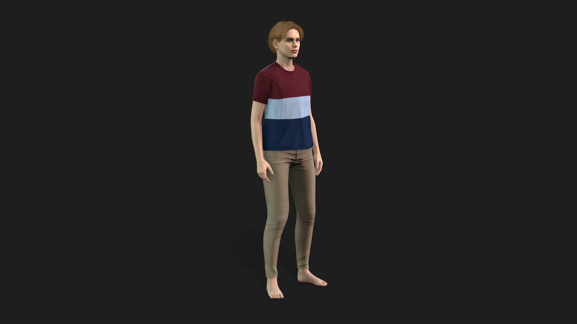 Realistic 3D Young Boy Character 3D Model - TurboSquid 2365446