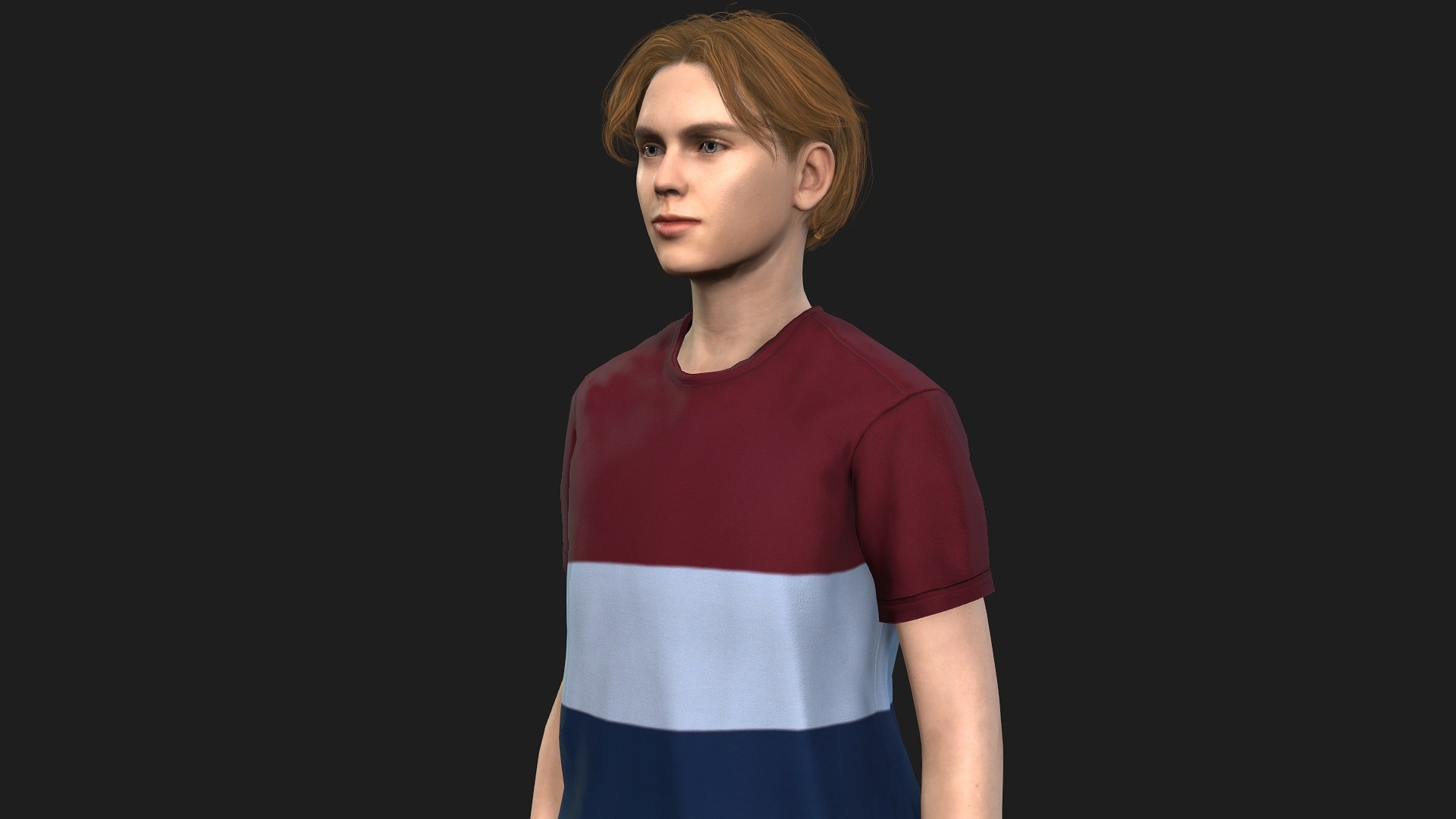 Realistic 3D Young Boy Character 3D Model - TurboSquid 2365446