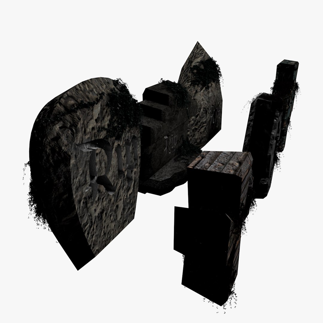 Gravestones Model - TurboSquid 1627831