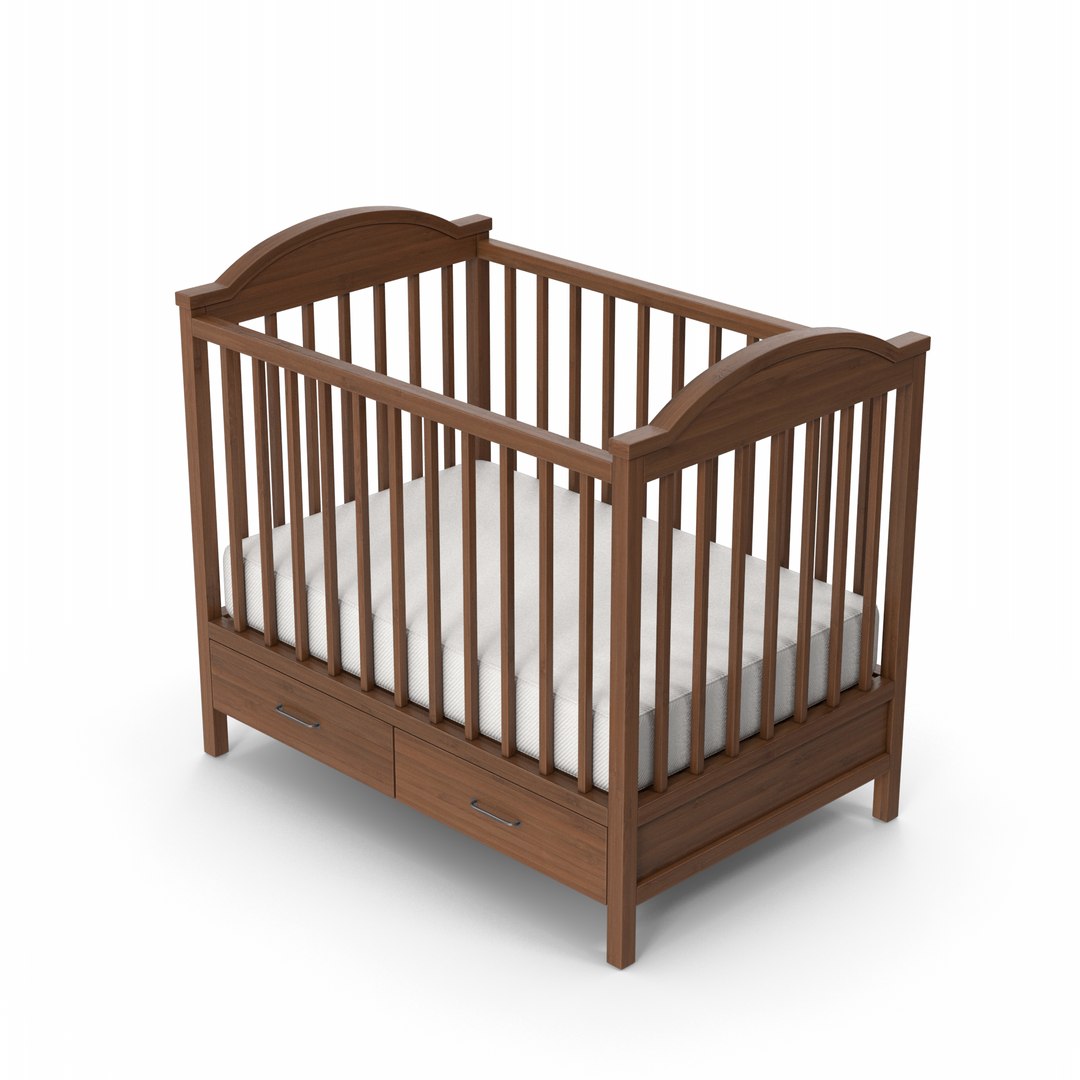3D Model Baby Cot - TurboSquid 2063319