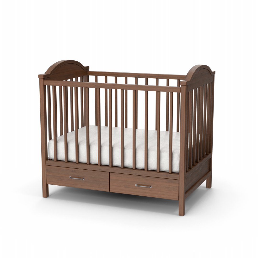 3D Model Baby Cot - TurboSquid 2063319