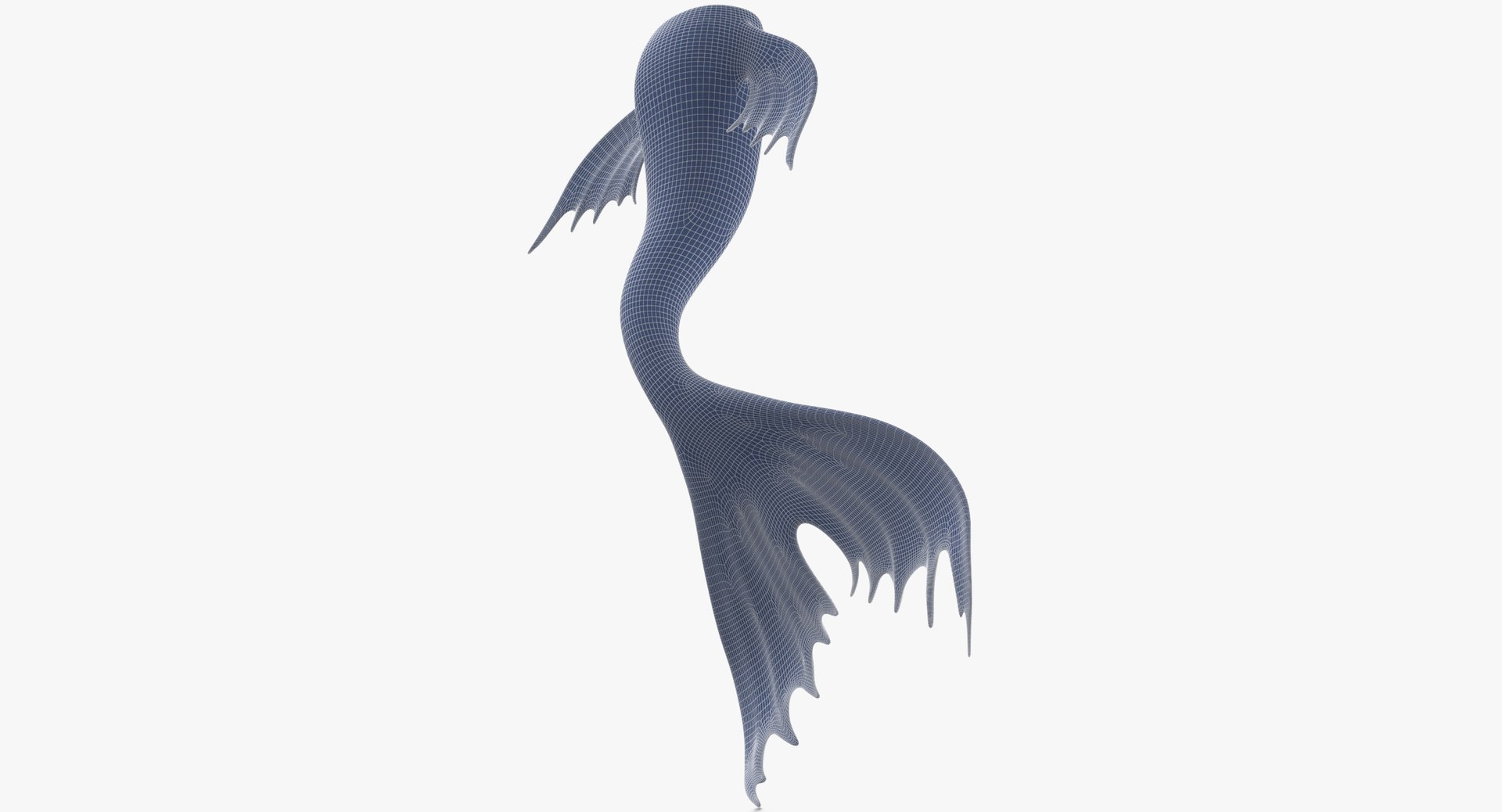 Mermaid Tail 03 Straight 3D Model - TurboSquid 1251463