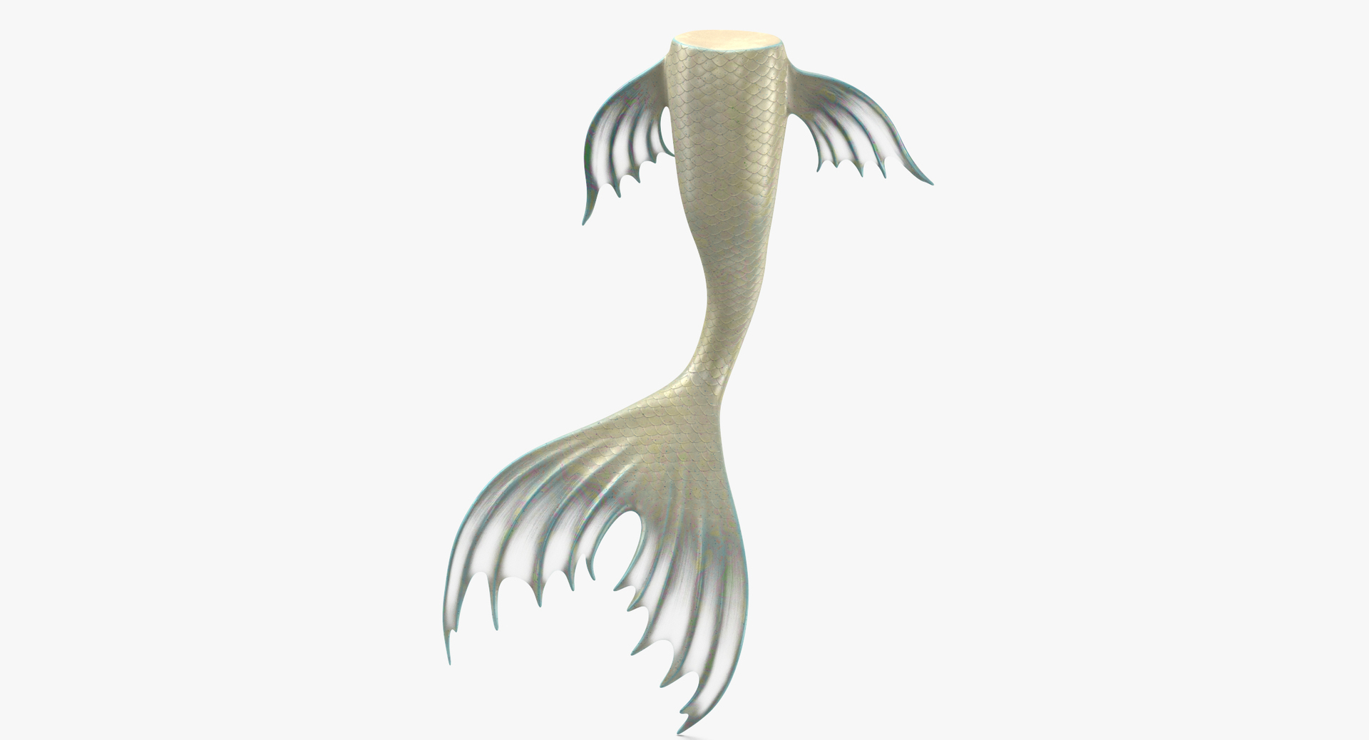 Mermaid Tail 03 Straight 3D Model - TurboSquid 1251463