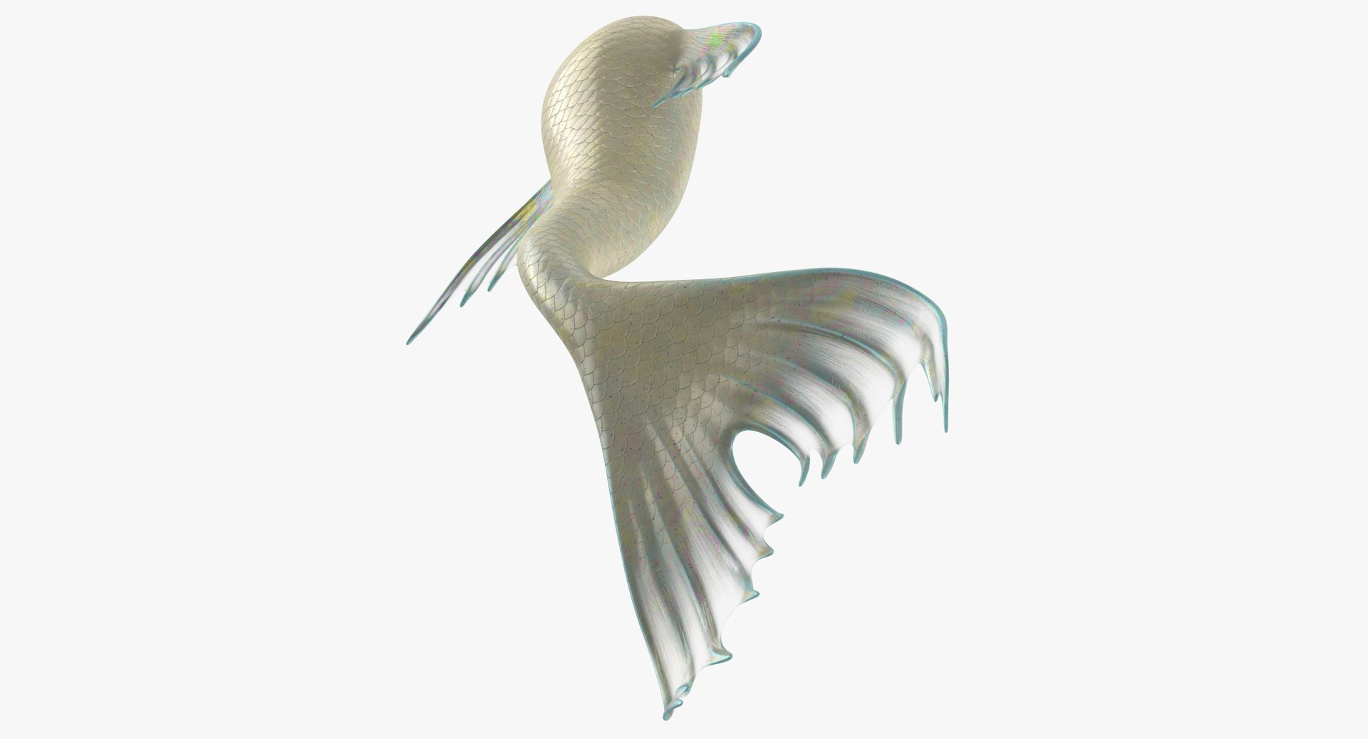 Mermaid Tail 03 Straight 3D Model - TurboSquid 1251463