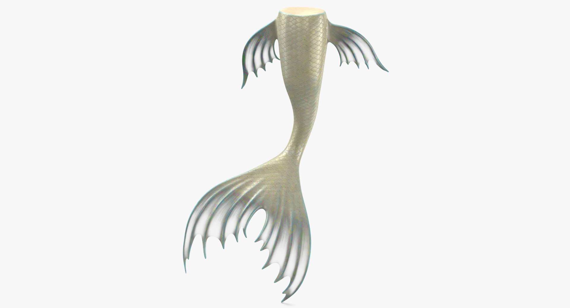 Mermaid Tail 03 Straight 3D Model - TurboSquid 1251463