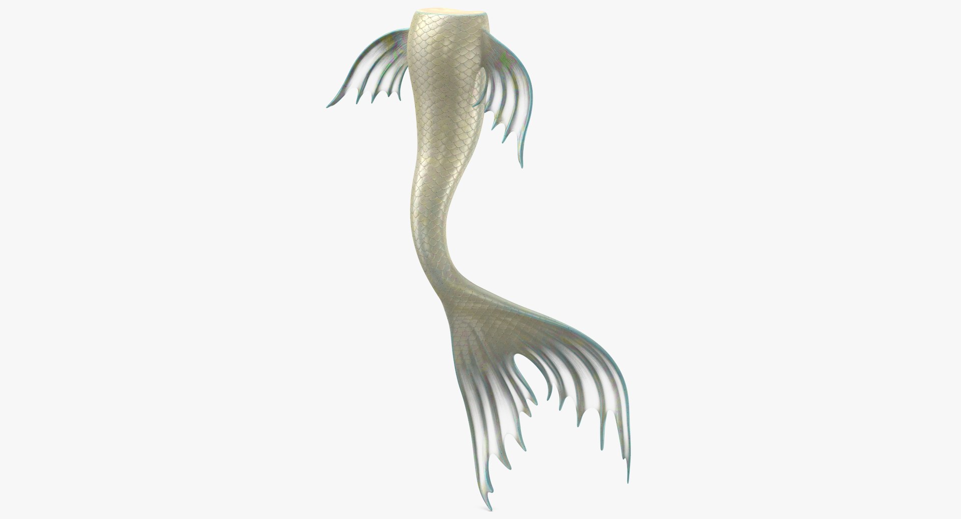 Mermaid Tail 03 Straight 3D Model - TurboSquid 1251463