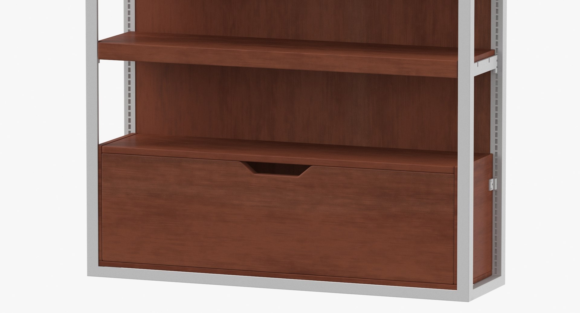 3D Wooden Shelving System 72 Shelf And Drawer(1) - TurboSquid 1978283