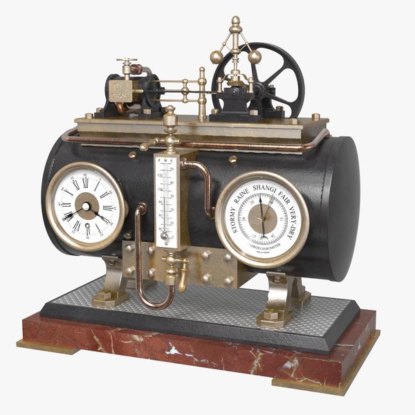 Desk Clock 3D model - TurboSquid 1804071