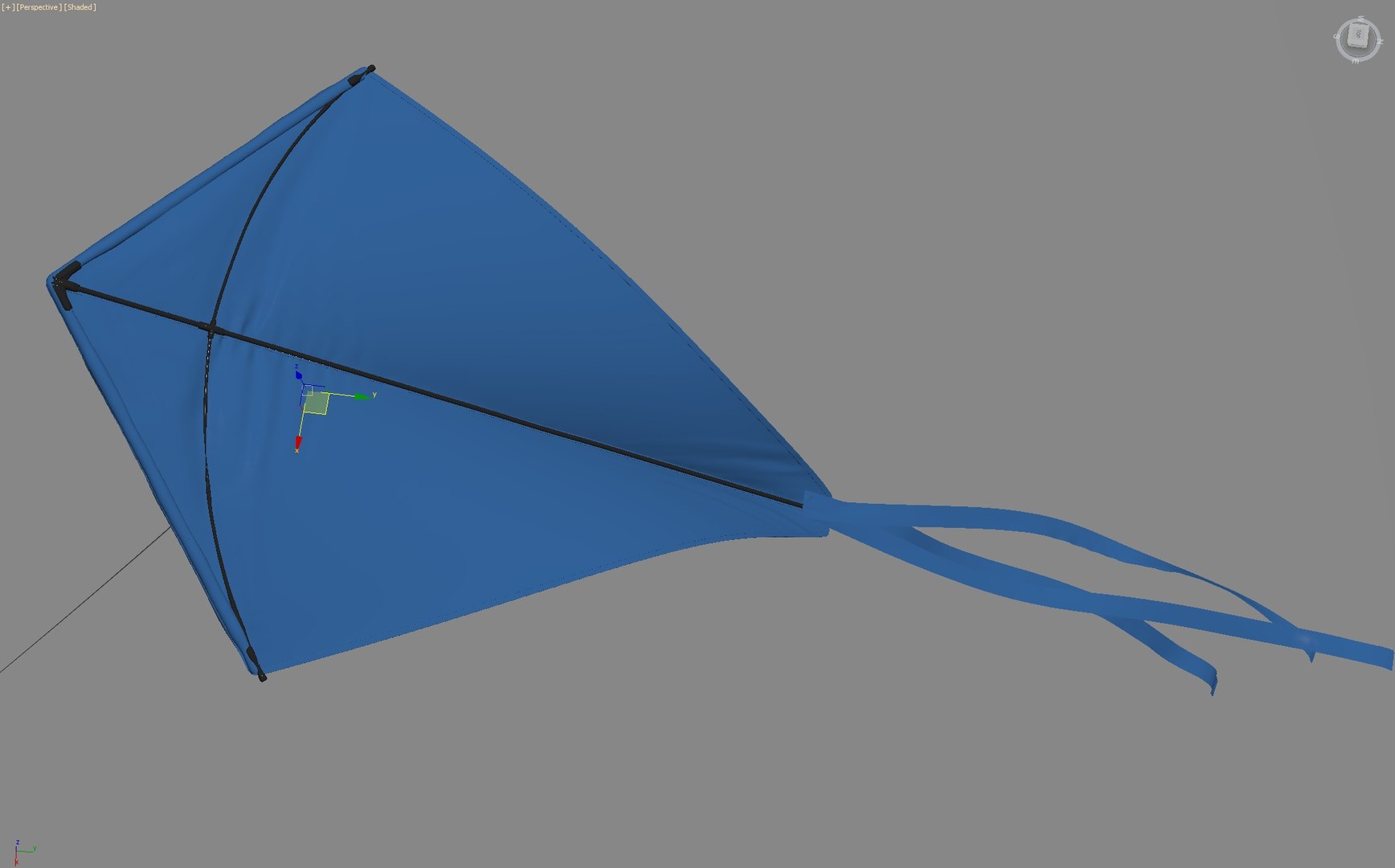 3d Model Kite Wind