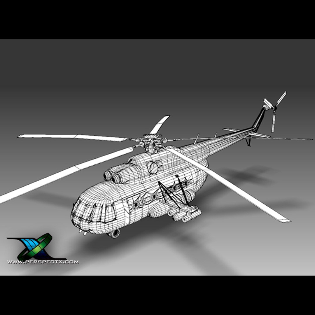 Mi-17 Pre-rigged Craft Director 3d Model