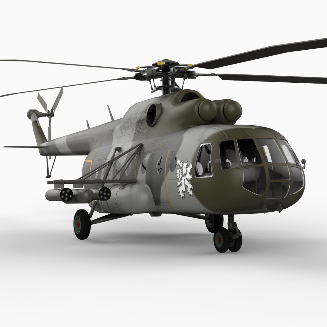 Mi-17 Pre-rigged Craft Director 3d Model