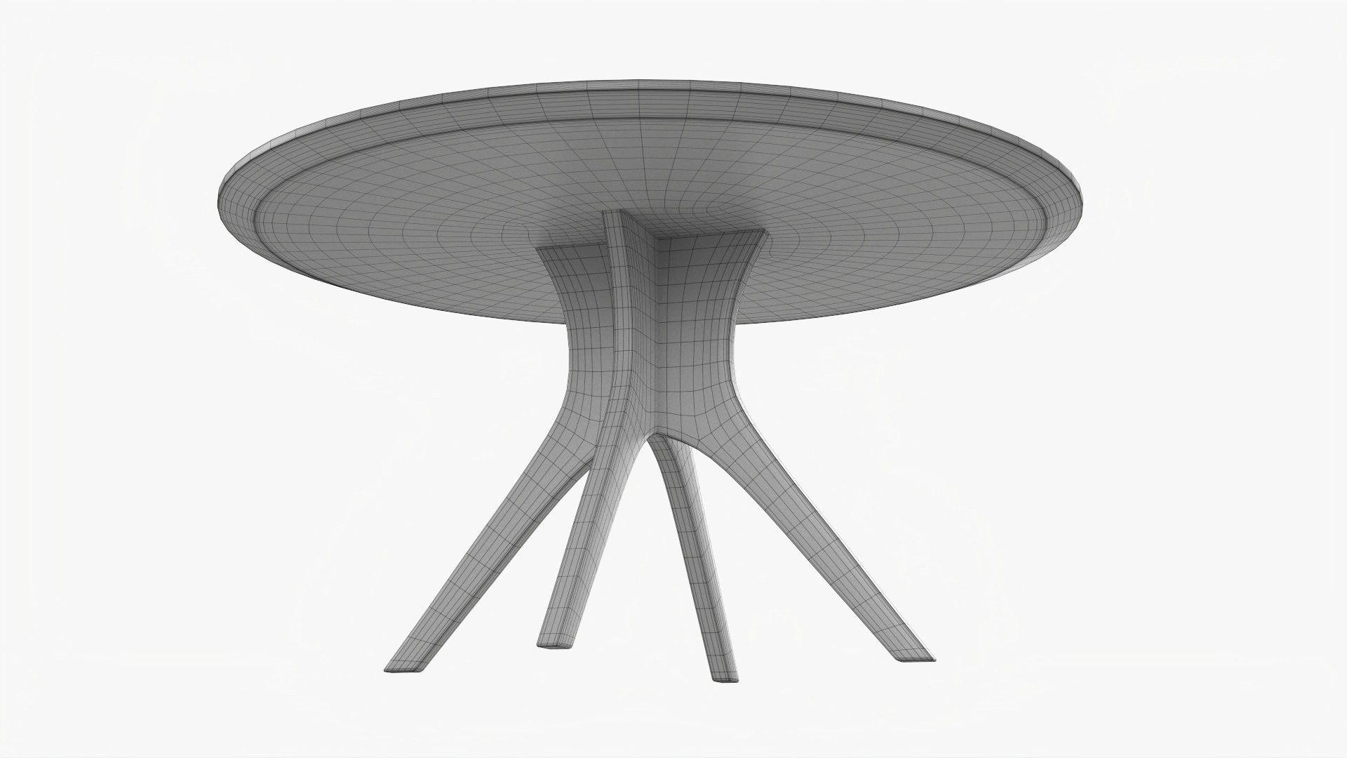 3D Round dining table 01 - TurboSquid 1777169