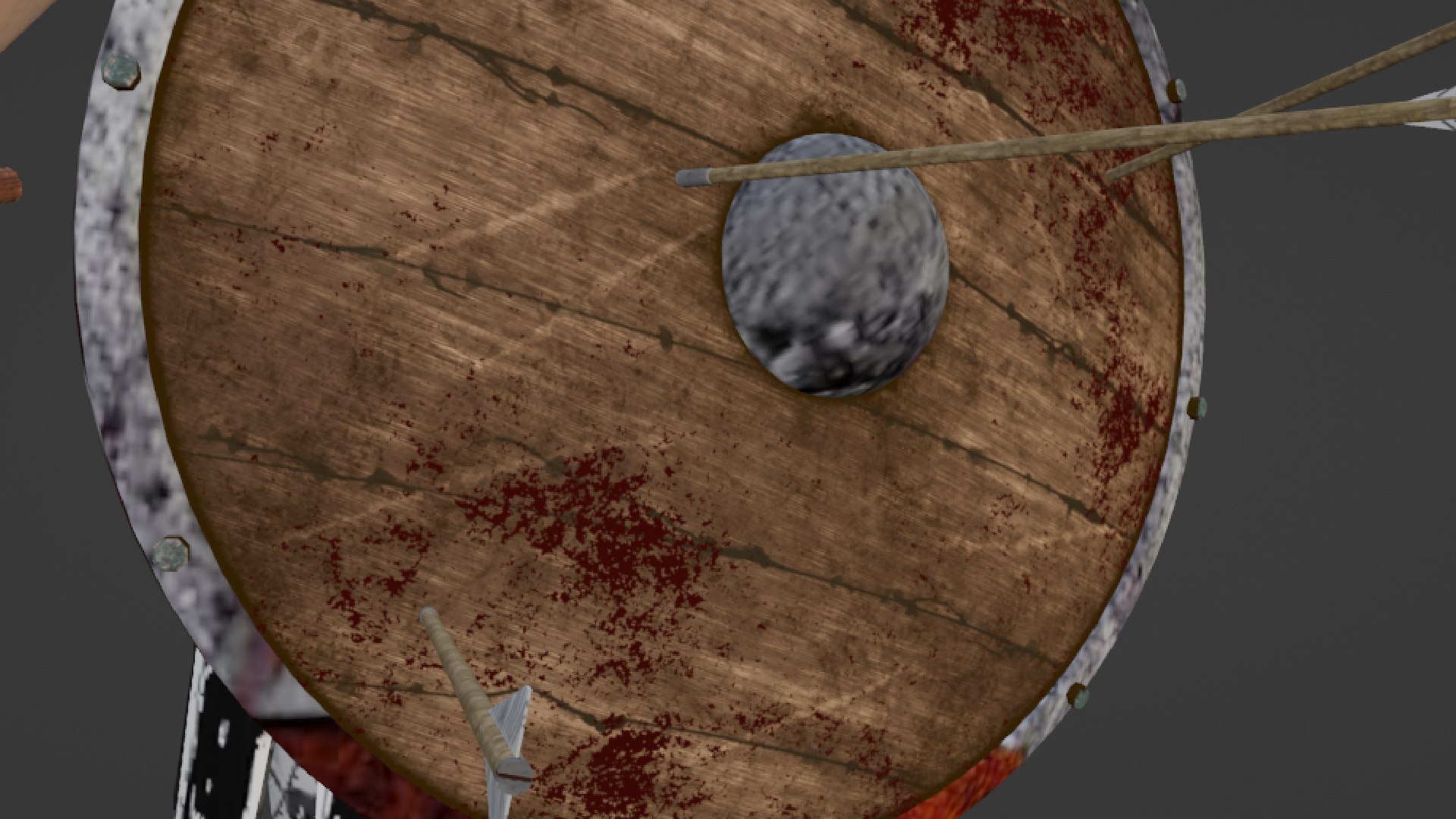 3D Viking Shield Model - TurboSquid 2040655