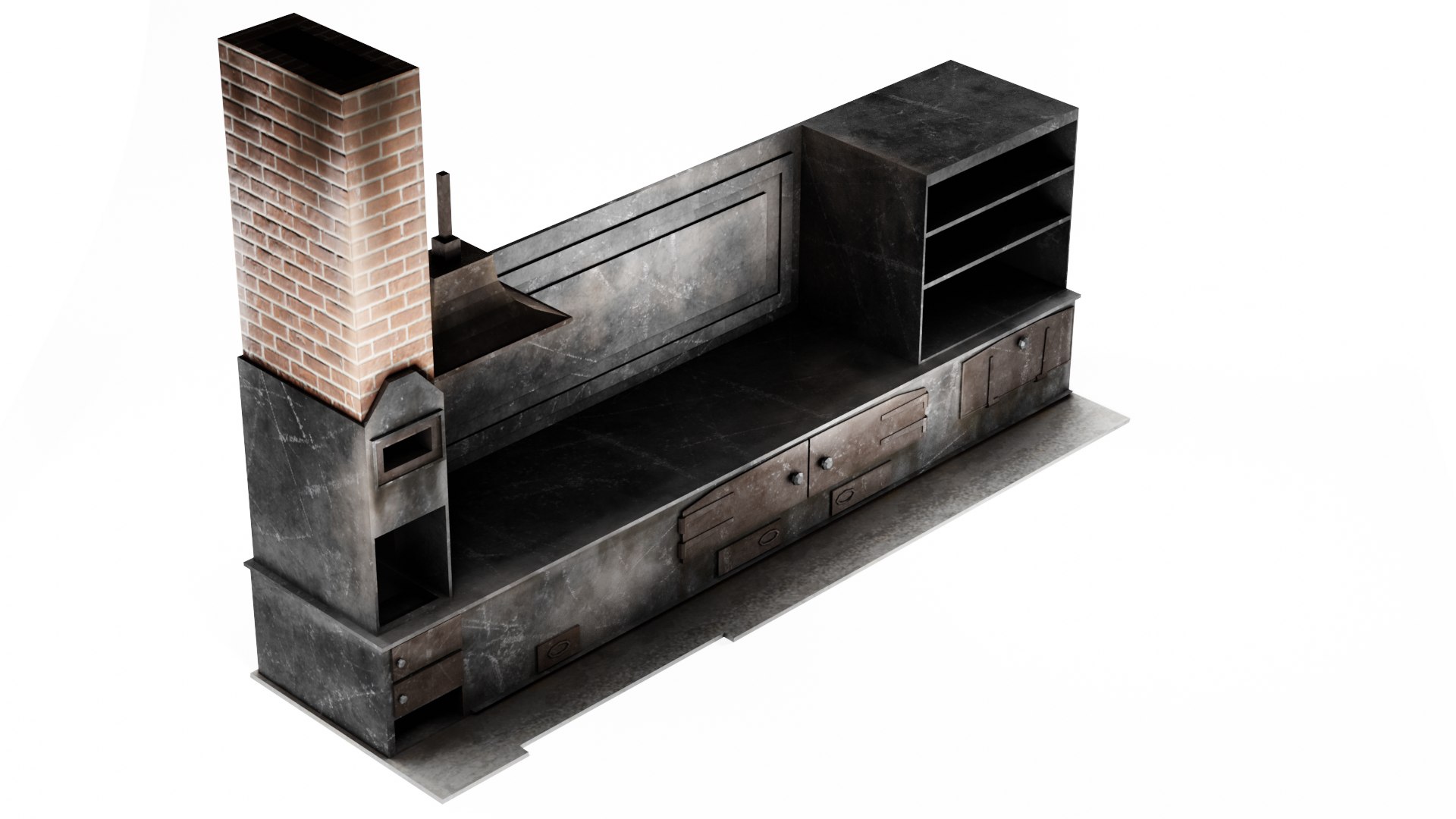 3D Medieval Kitchen Model - TurboSquid 1387221