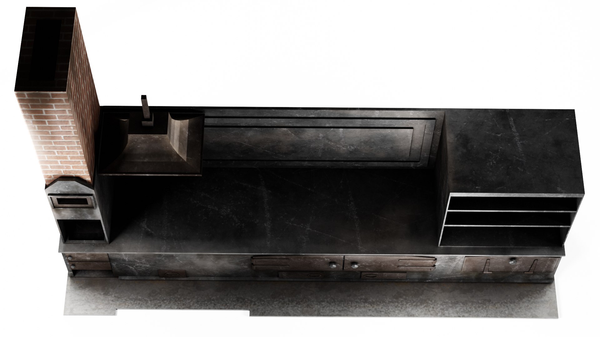 3D Medieval Kitchen Model - TurboSquid 1387221