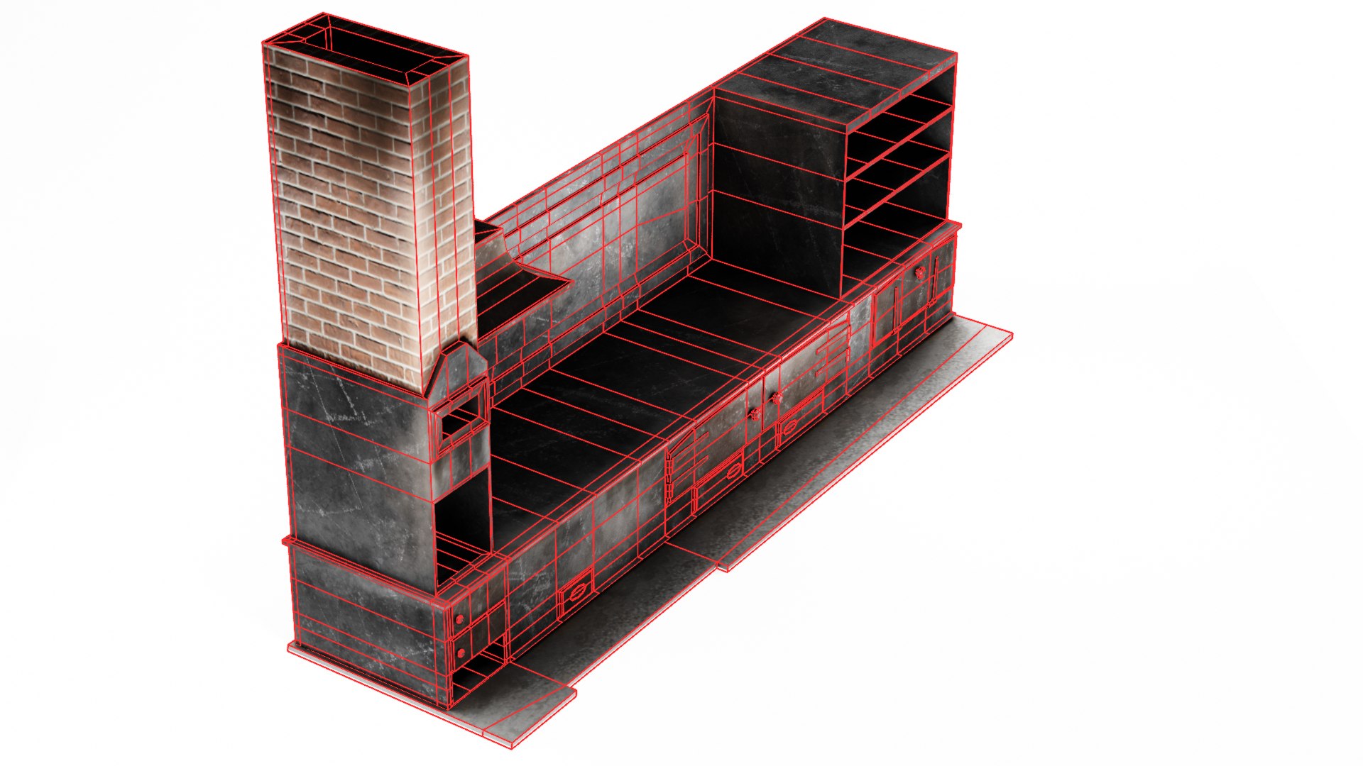 3D Medieval Kitchen Model - TurboSquid 1387221