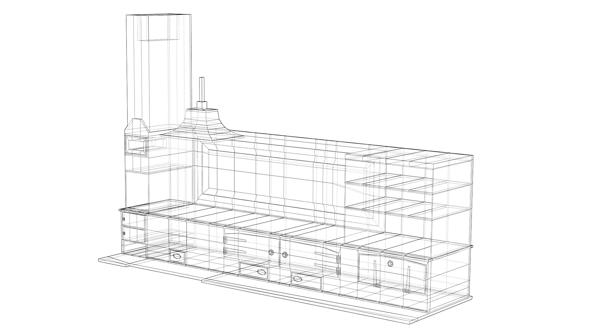 3D Medieval Kitchen Model - TurboSquid 1387221