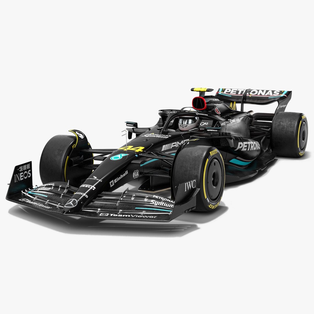 F1 Mercedes W14B Monaco Update Season 2023 model - TurboSquid 2077586