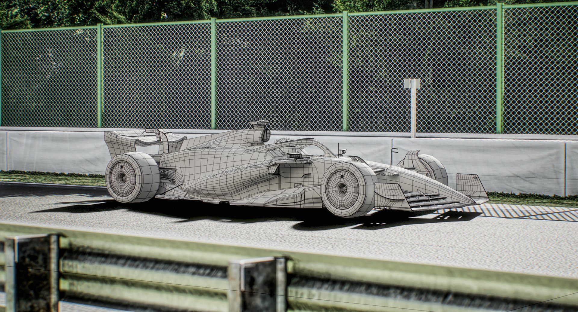 F1 Mercedes W14B Monaco Update Season 2023 model - TurboSquid 2077586