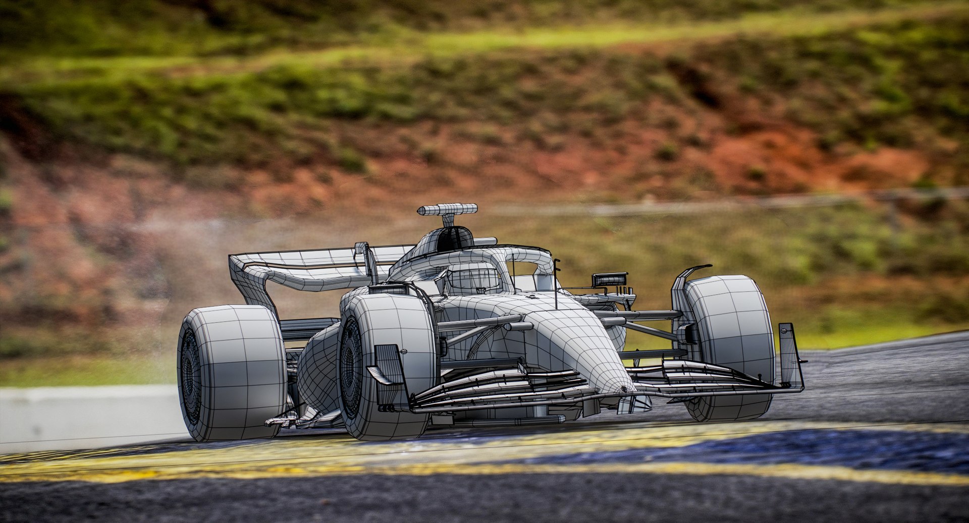 F1 Mercedes W14B Monaco Update Season 2023 model - TurboSquid 2077586