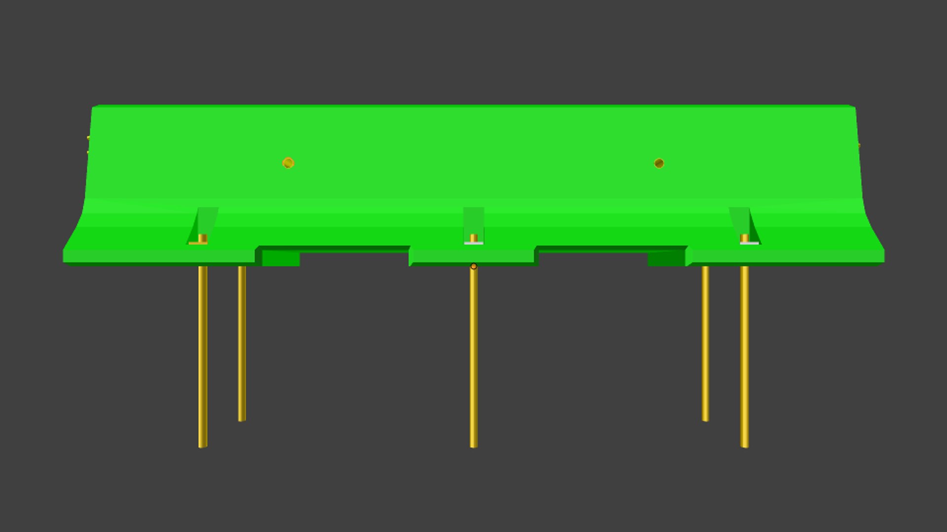 Blender Type K Road Barrier